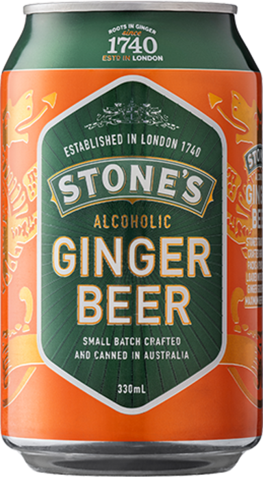 Stones Premium Ginger Can 24x330ML - Liquor Legends