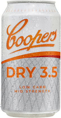 Coopers Dry 3.5% Can 1X375ML - Liquor Legends