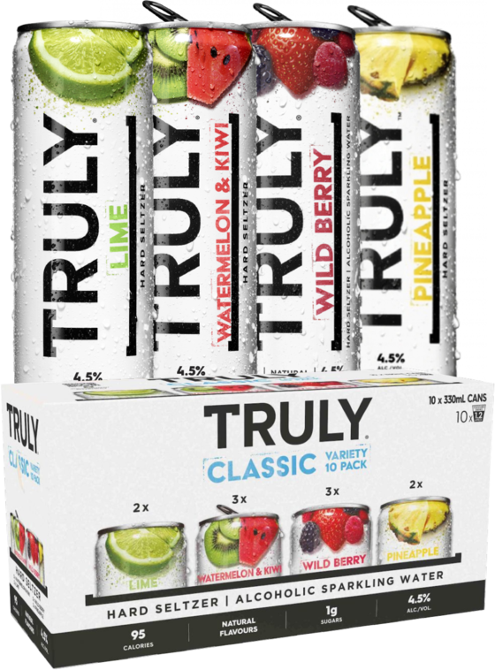 Truly Classic Variety Mixed Can 10x330ML - Liquor Legends