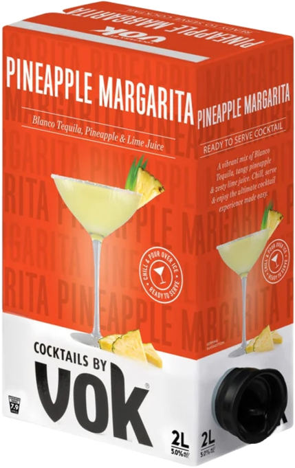 VOK Cocktail Pineapple Margarita Cask 2LT - Liquor Legends