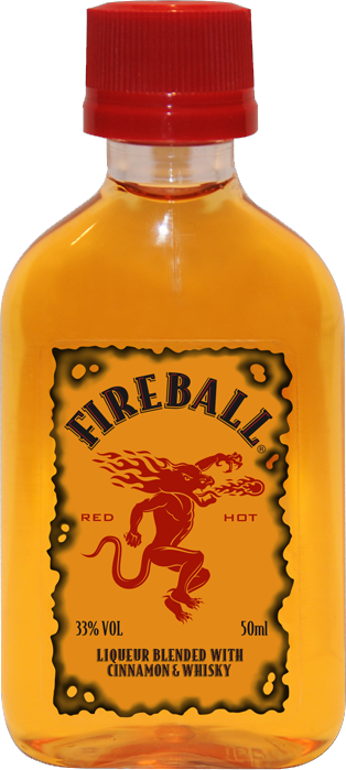Fireball Cinnamon Whiskey Mini 10X50ML - Liquor Legends