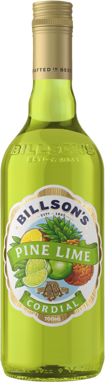 Billsons Pine Lime Cordial 700ML - Liquor Legends