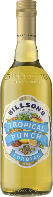 Billsons Tropical Punch Cordial 700ML - Liquor Legends