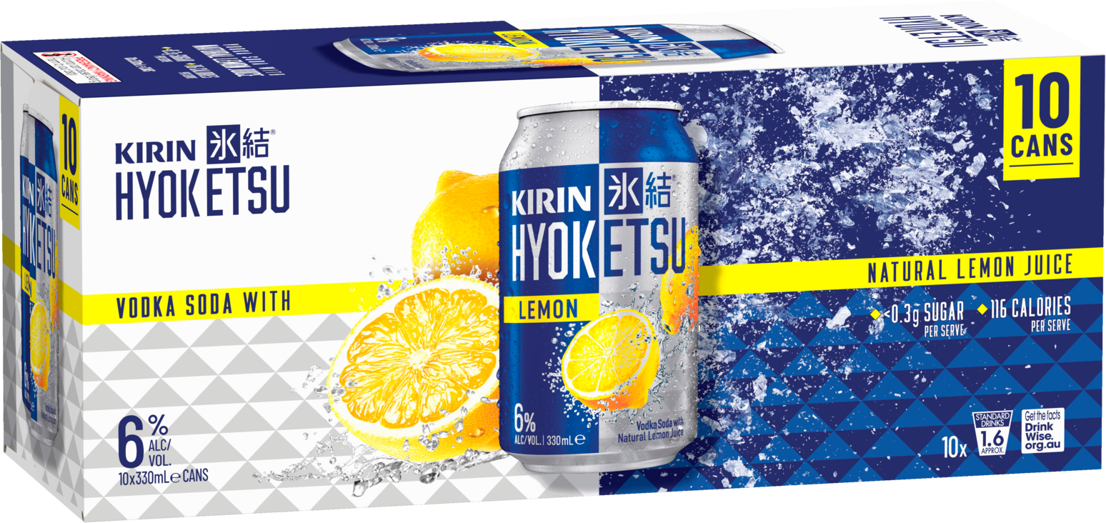 Kirin Hyoketsu & Lemon 6% Can 10X330ML - Liquor Legends