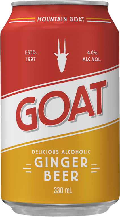Mountain Goat Ginger Beer Can 24X330ML - Liquor Legends
