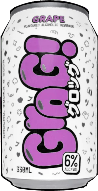 Grog Grape Can 1X330ML - Liquor Legends