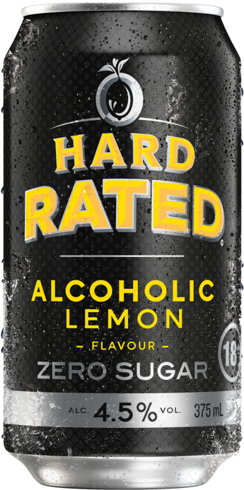 Hard Rated Lemon 4.5% Zero Sugar Can 1X375ML - Liquor Legends