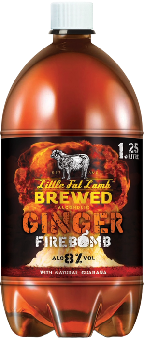 Little Fat Lamb Brewed Ginger Fire Btl 1x1.25LT - Liquor Legends