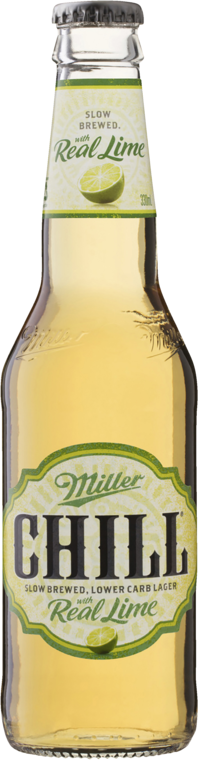 Miller Chill Lime Bottle 24X330ML - Liquor Legends
