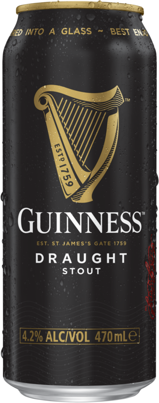 Guinness Draught Can 1X440/470ML - Liquor Legends