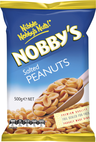Nobbys Salted Peanuts 24X50GM - Liquor Legends