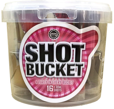 The Party Shot Bucket 16X30ML - Liquor Legends