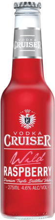 Vodka Cruiser Wild Raspberry Bottle 1X275ML - Liquor Legends