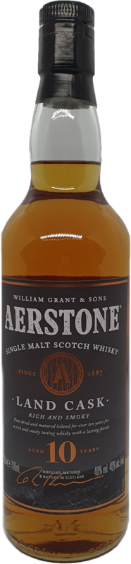 Aerstone Land Cask 10 Year Old Single Malt Scotch Whisky 700mL - Liquor ...