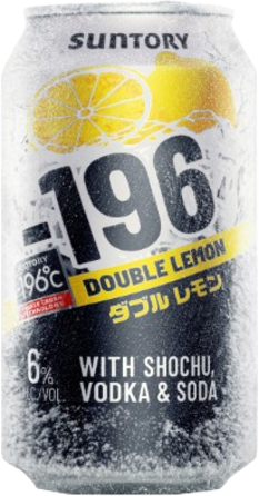 Suntory -196 Double Lemon Can 6% 24X330ML - Liquor Legends