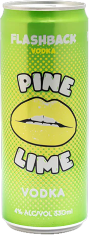Flashback Vodka Pine Lime Can 1X330ML - Liquor Legends